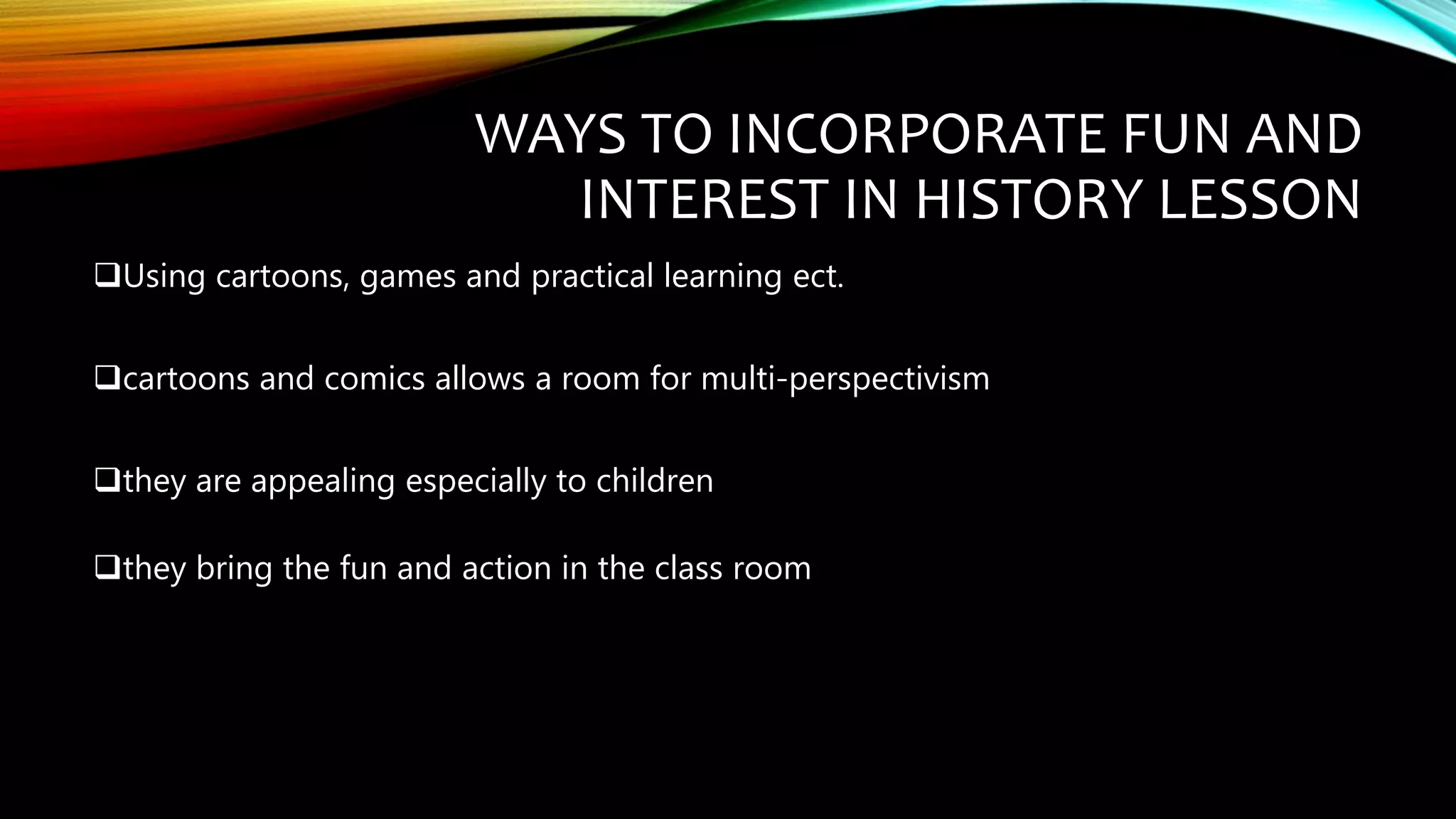 interactive history lessons | PPTX