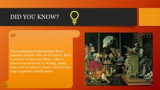 Punctuation in the English language | PPTX