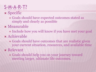 Setting Goals | PPT