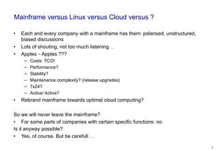 NRB MAINFRAME DAY 03 - Toine Straathof - Legacy compute: modernisation ...
