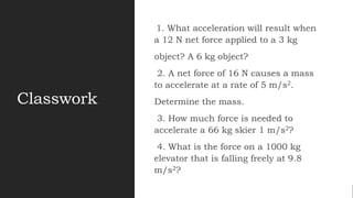 NEWTONS LAWS OF MOTION | PPTX