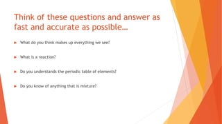 Matter and Material, mixtures | PPT