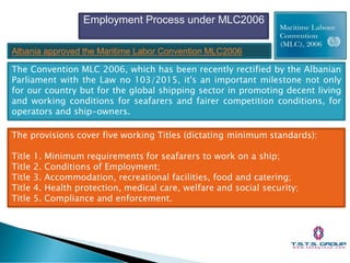 Maritime STCW10 Training & Crewing MLC2006 Albania - Kosovo | PDF