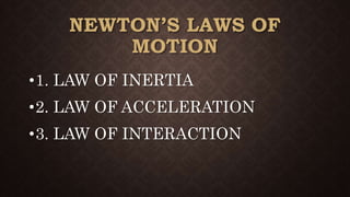 Newton's Laws | PPTX