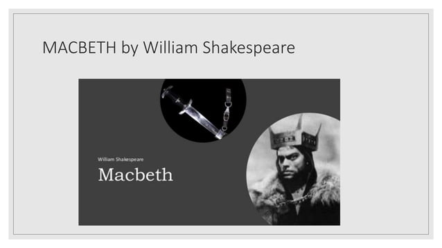 An Introduction to "Macbeth" by William Shakespeare | PPT