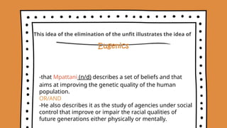 The Ideas of Race, Following classification, social Darwinism and ...