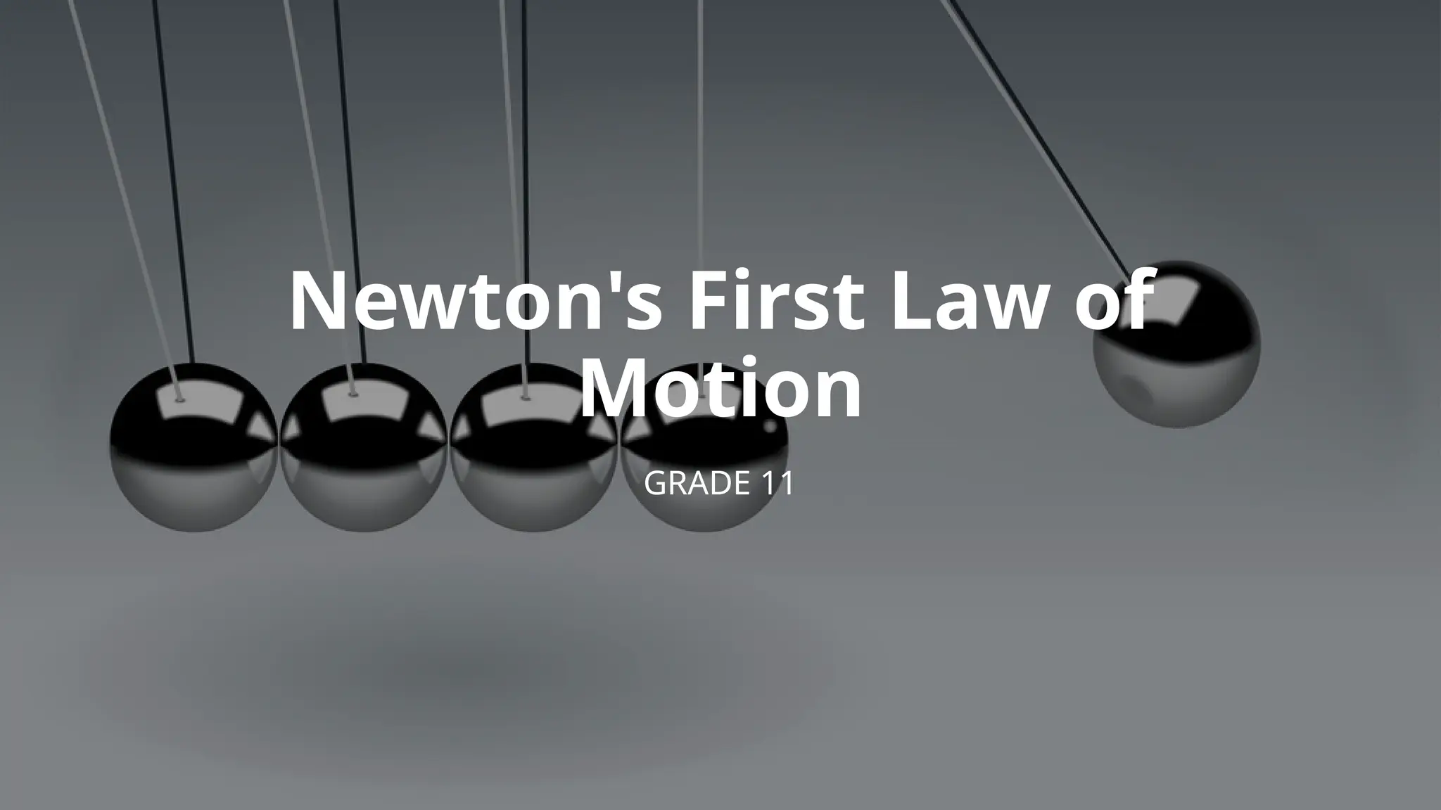 INERTIA AND NEWTON'S FIRST LAW OF MOTION | PPTX