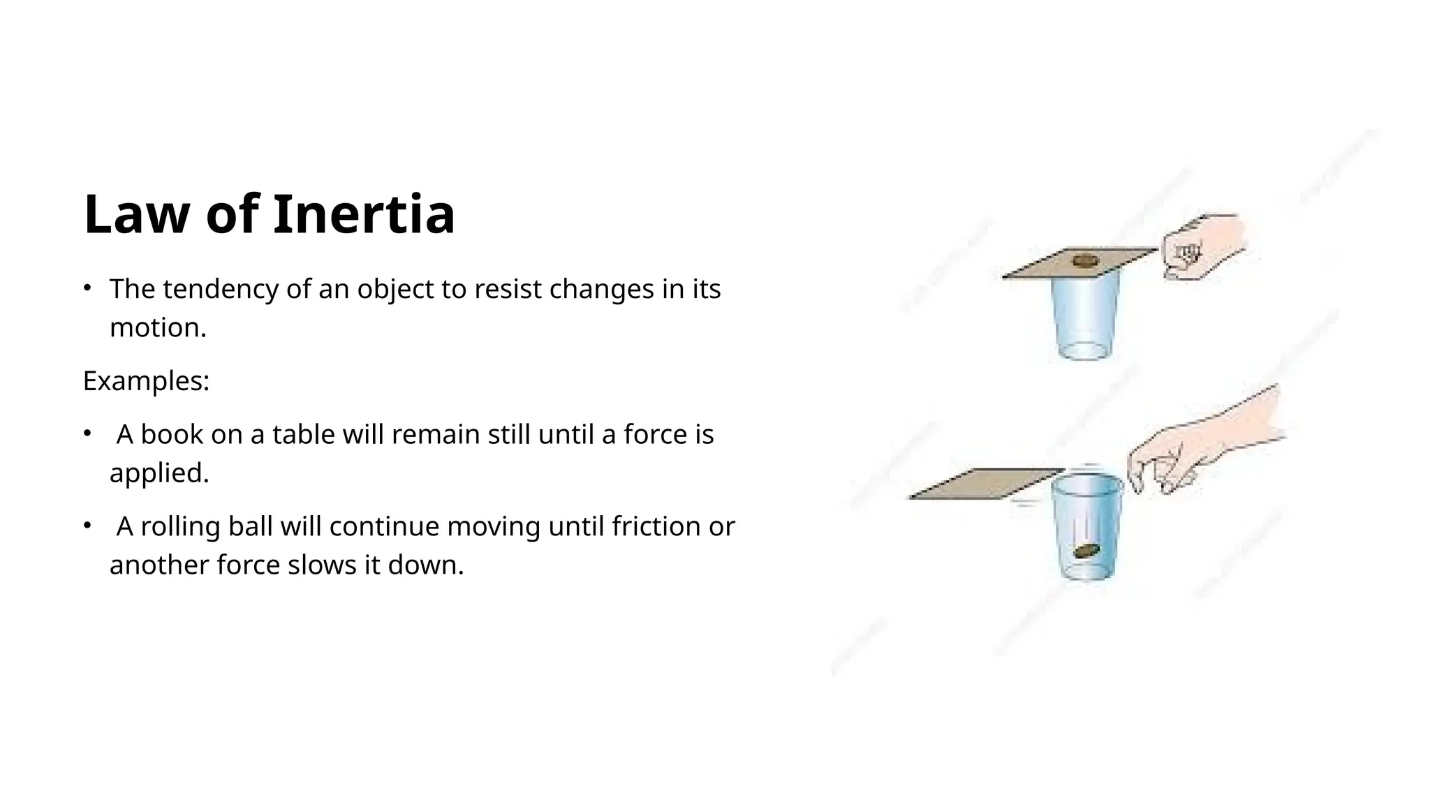 INERTIA AND NEWTON'S FIRST LAW OF MOTION | PPTX