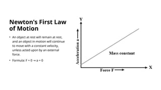 INERTIA AND NEWTON'S FIRST LAW OF MOTION | PPTX