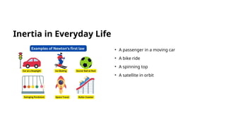 INERTIA AND NEWTON'S FIRST LAW OF MOTION | PPTX