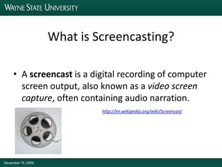 T@sty Bytes Screencasting Bake Off | PPTX | Video Production | Content ...