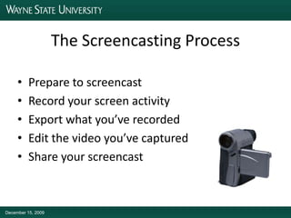 T@sty Bytes Screencasting Bake Off | PPTX | Video Production | Content ...