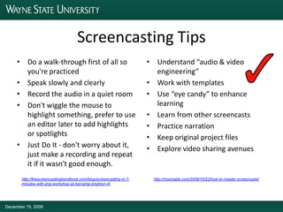 T@sty Bytes Screencasting Bake Off | PPTX | Video Production | Content ...