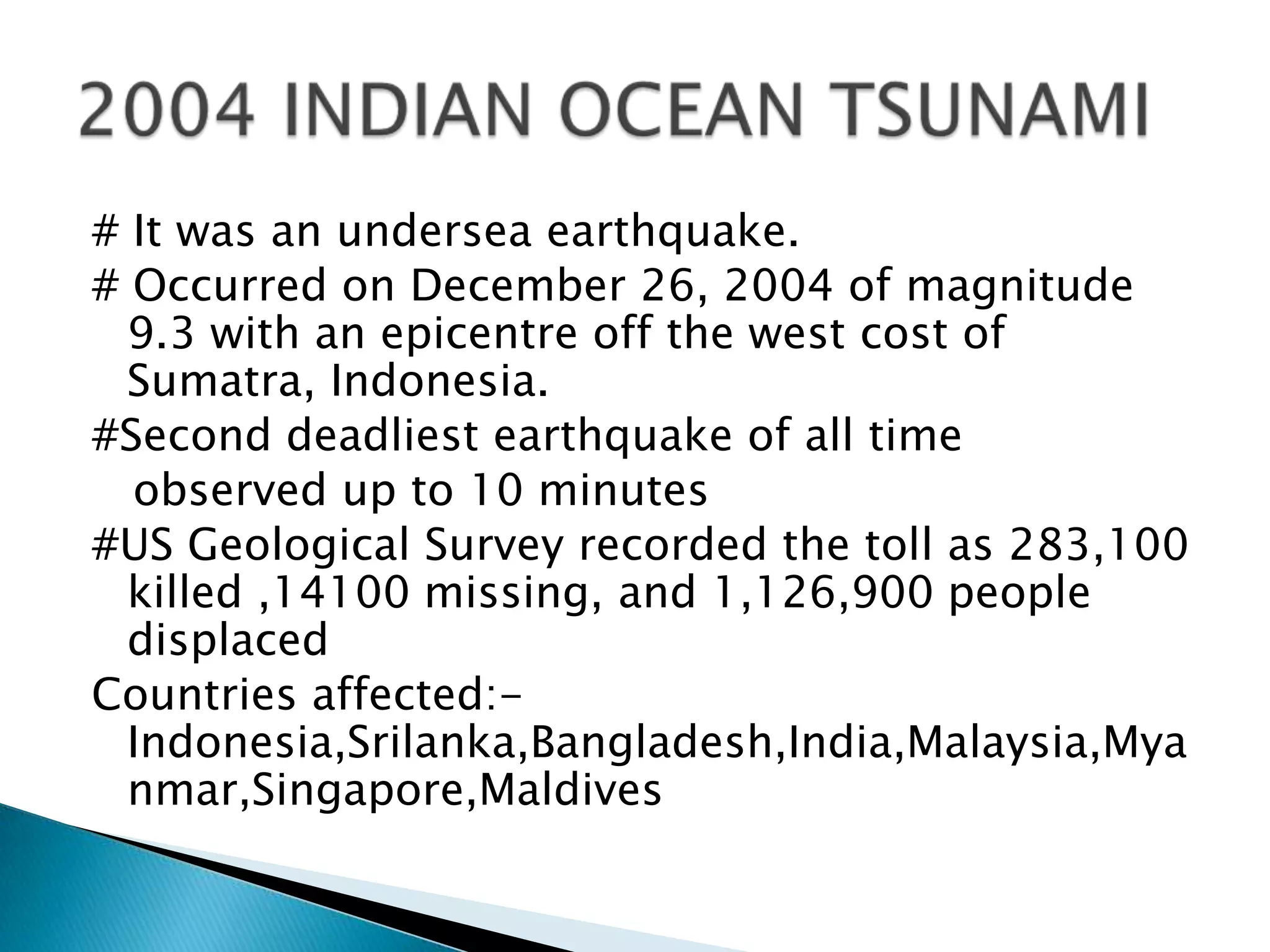 Tsunami | PPTX | Geology | Science