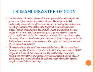 Tsunami | PPTX | Geography | Science