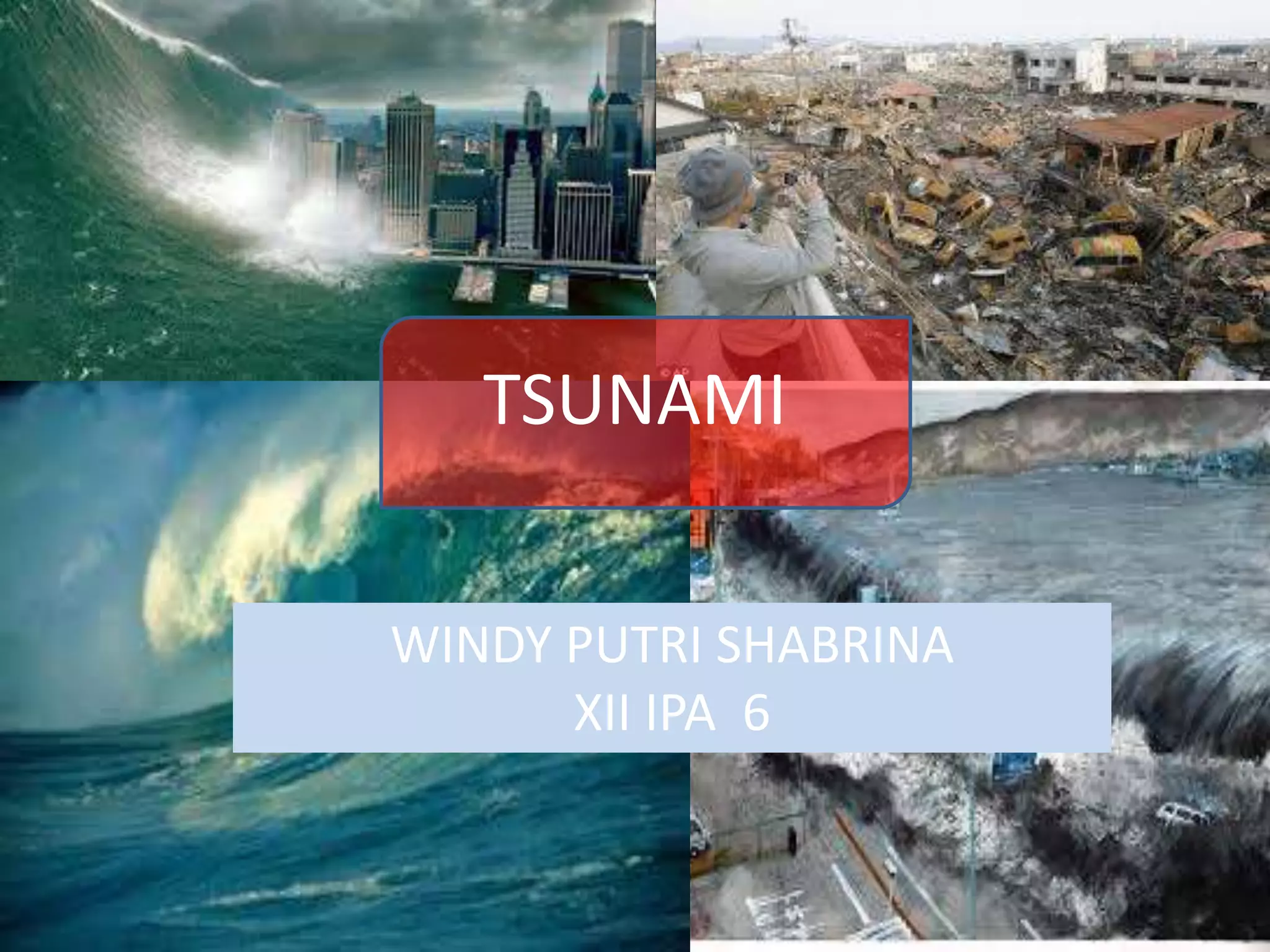 Tsunami explanation text | PPTX