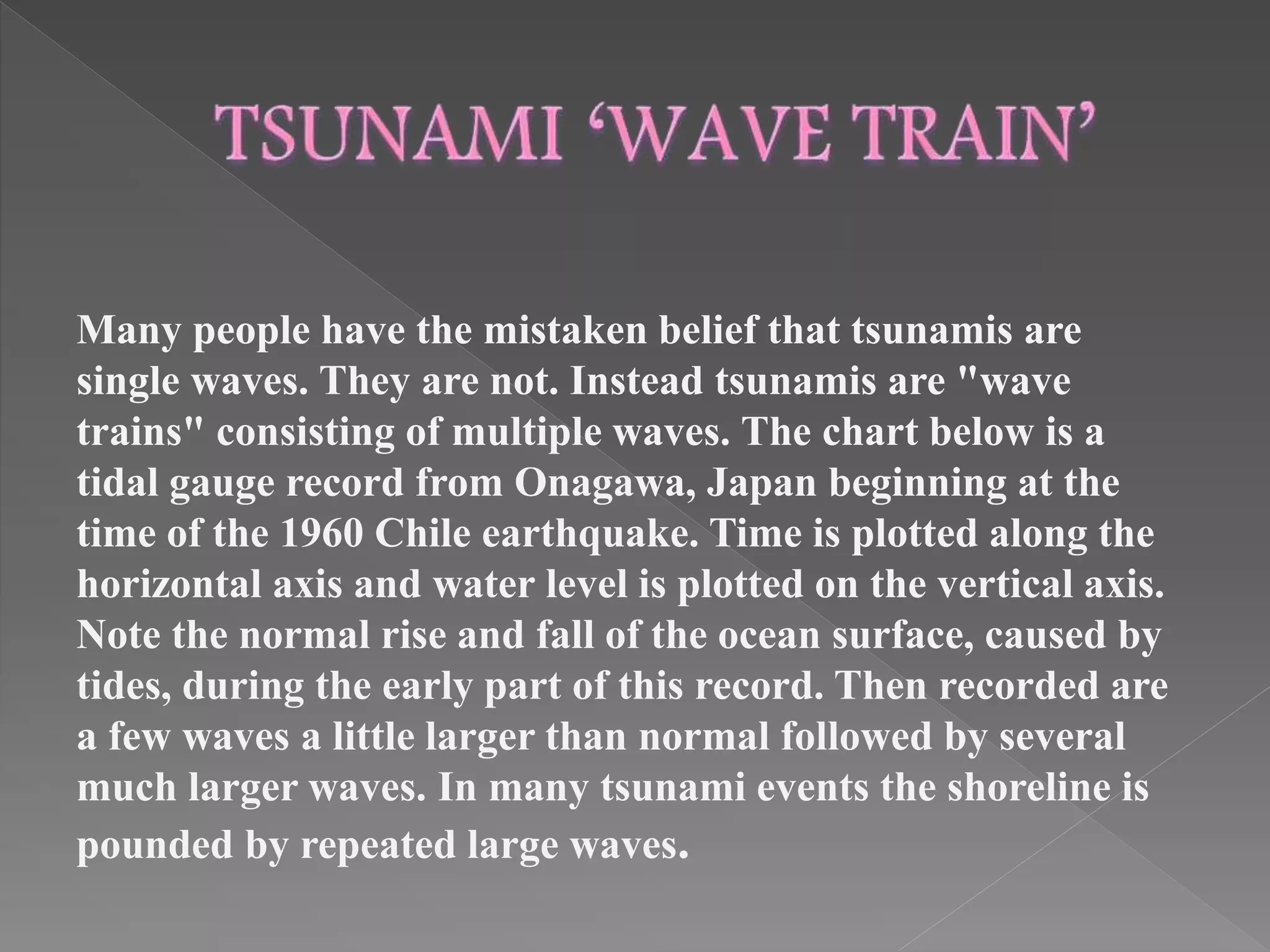 Tsunami a natural disaster | PPTX