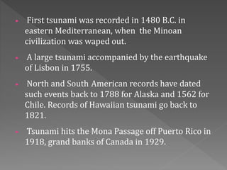 Tsunami a natural disaster | PPTX