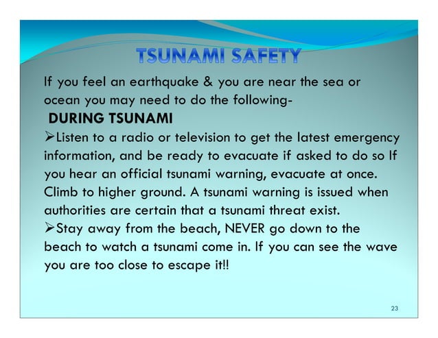 Tsunami | PDF | Geography | Science