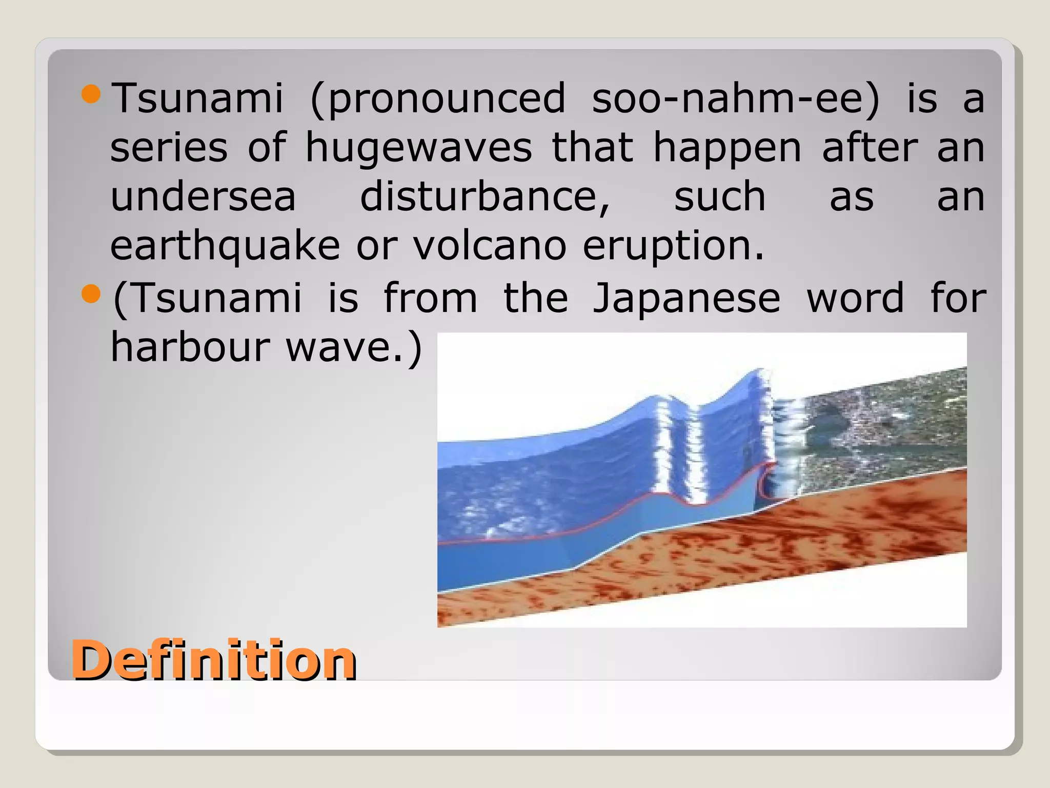 Tsunami | PPT