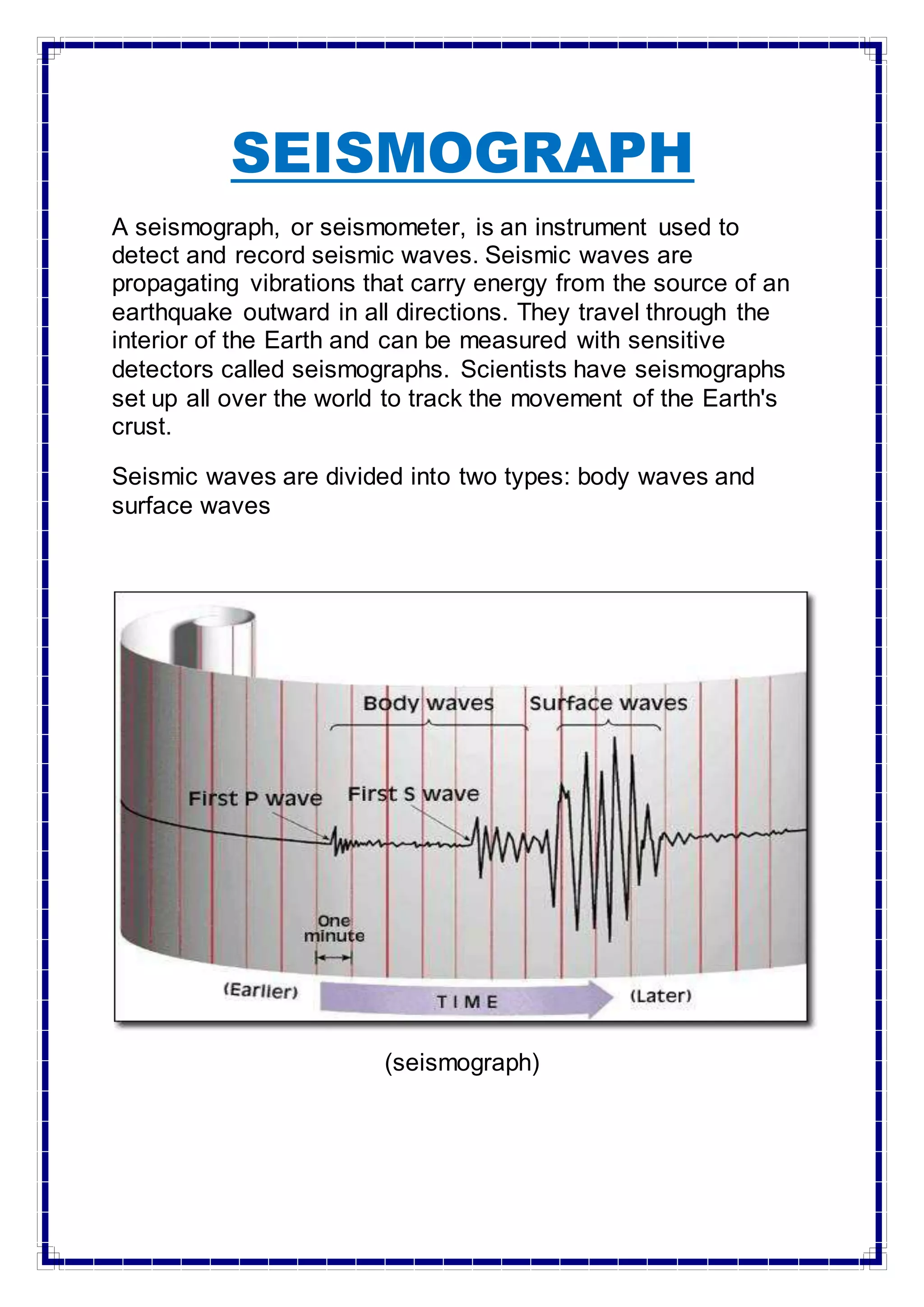 project on Tsunami | DOCX