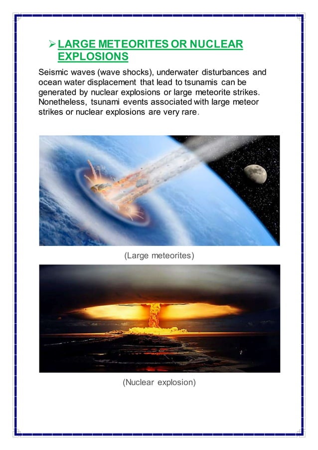 project on Tsunami | DOCX
