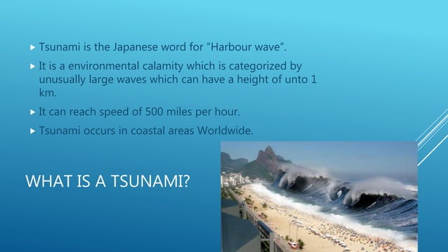 Tsunami by Aadi Bansal | PPTX | Geology | Science