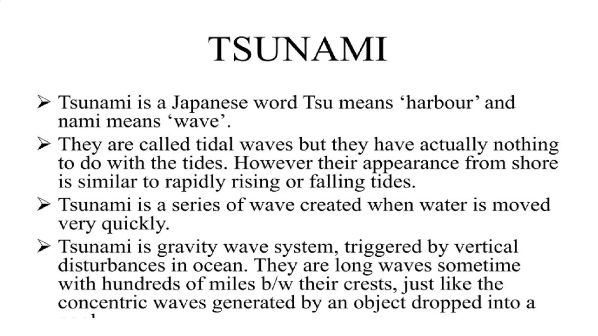 TSUNAMI. GRADE 10 QUARTER 1 LESSON 1pptx | PPTX