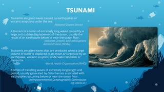 TSUNAMI - types, causes, impacts, events | PDF