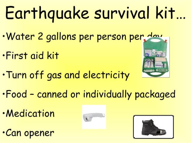 Tsunami Survival Kit | PPT