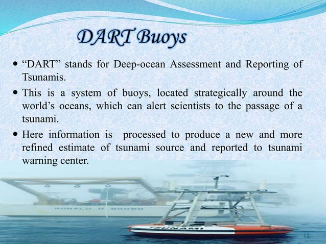 Tsunami detection system | PPT