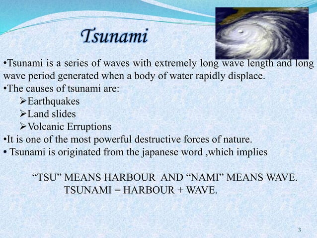 Tsunami detection system | PPT