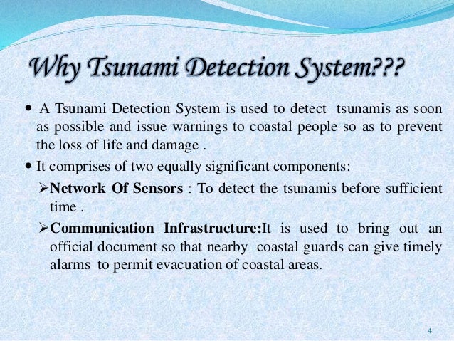 Tsunami detection system