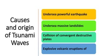 Tsunami disaster management | PPTX
