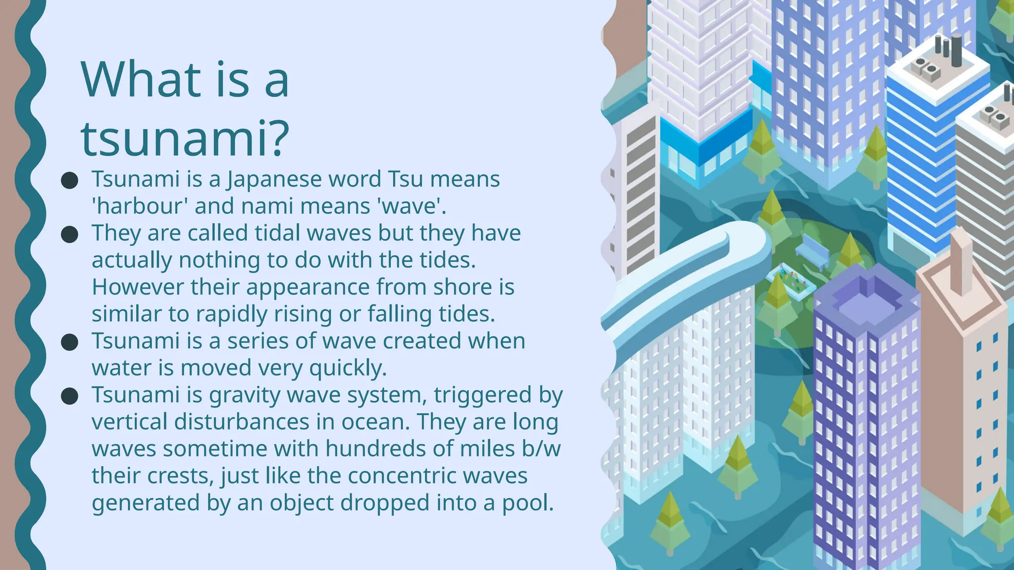 Tsunami definition effect and causes prevention major tsunami | PPTX