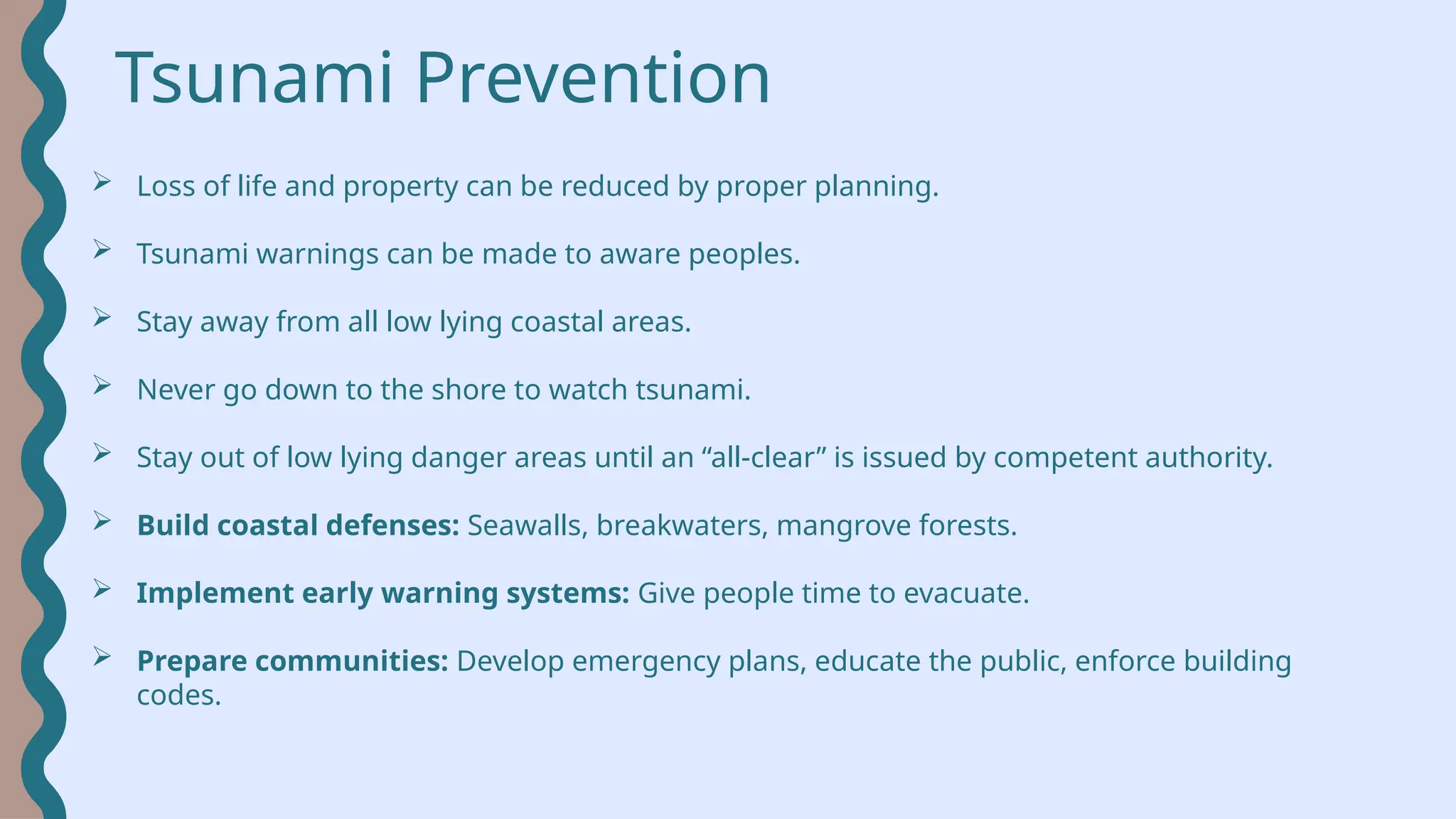 Tsunami definition effect and causes prevention major tsunami | PPTX
