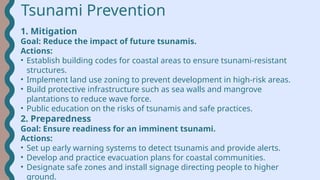 Tsunami definition effect and causes prevention major tsunami | PPTX