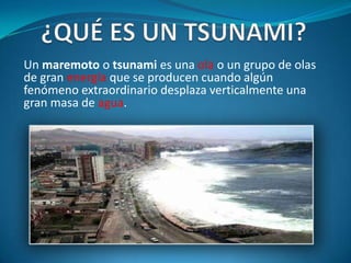 Tsunami Powerpoint | PPTX