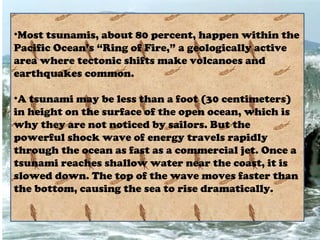 Tsunamis For Kids Powerpoint