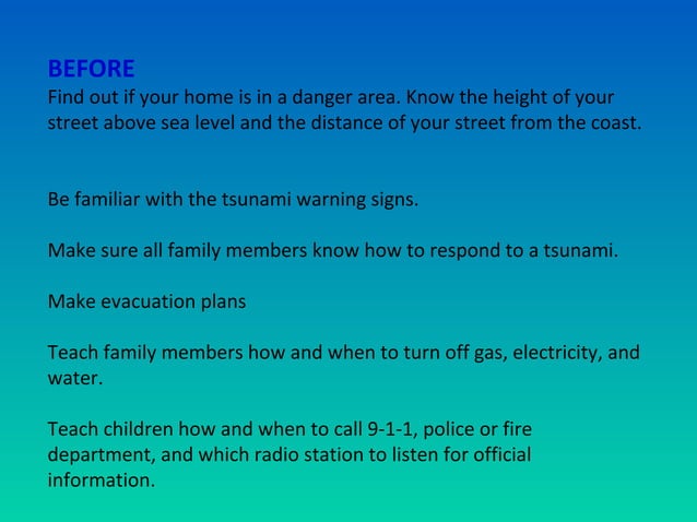 Tsunami ppt.pptx | Disasters