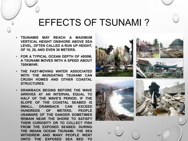 Tsunami presentation | PPTX