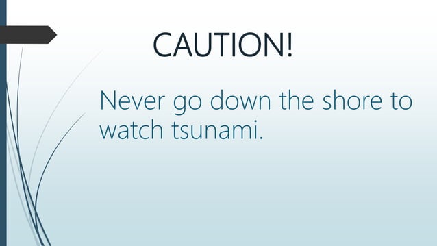 Tsunami Presentation | PPT