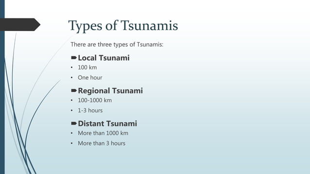 Tsunami Presentation | PPT