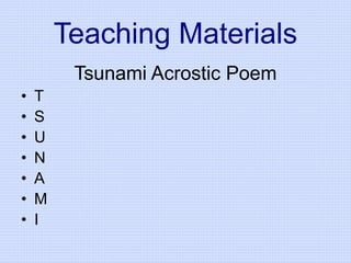 Tsunamis | PPTX