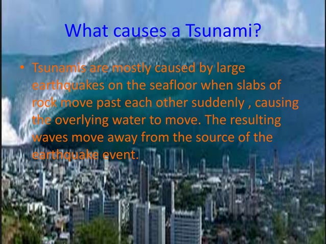 Tsunamis charlie & jay | PPTX