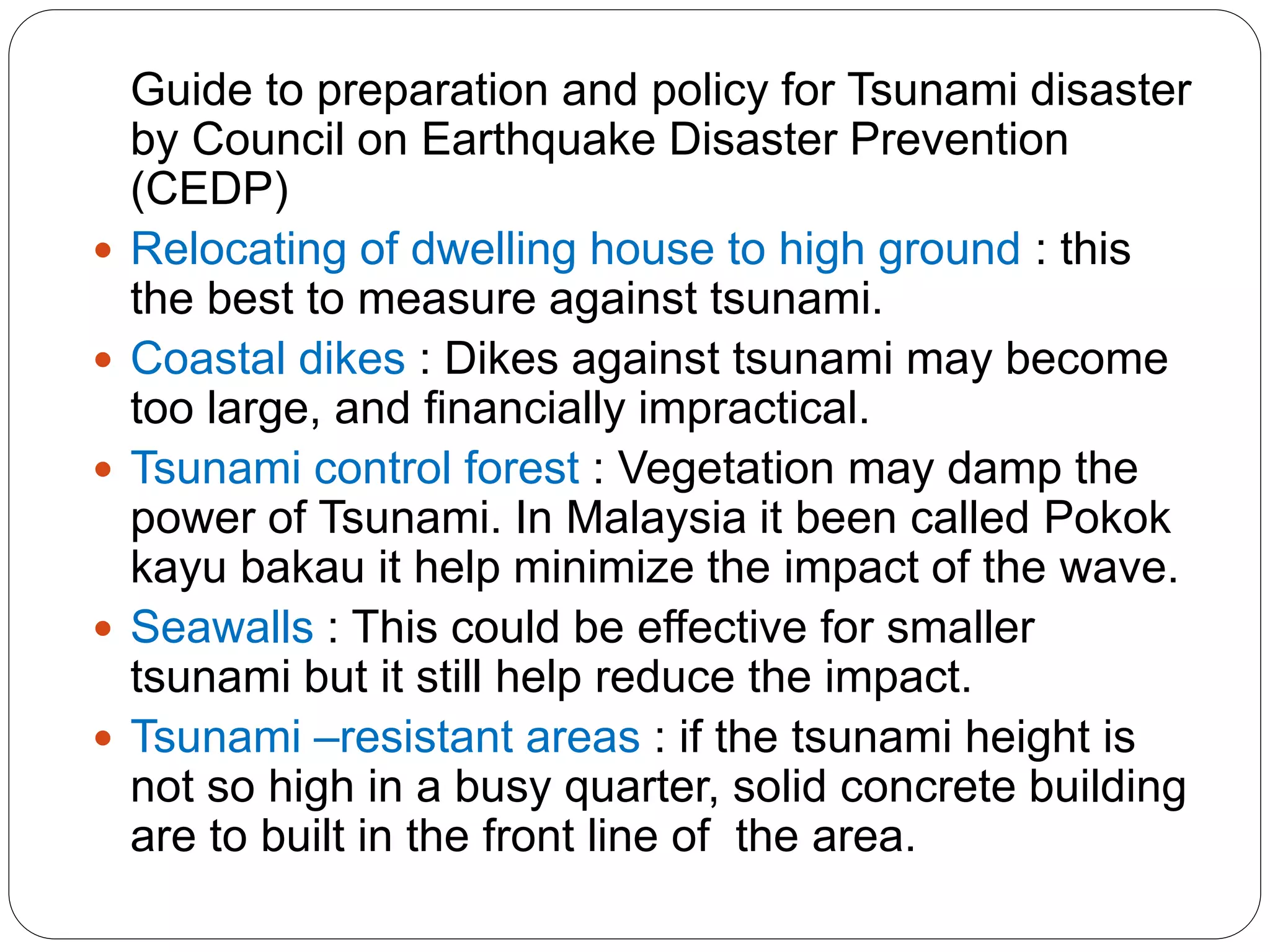 Tsunami | PPTX | Geology | Science