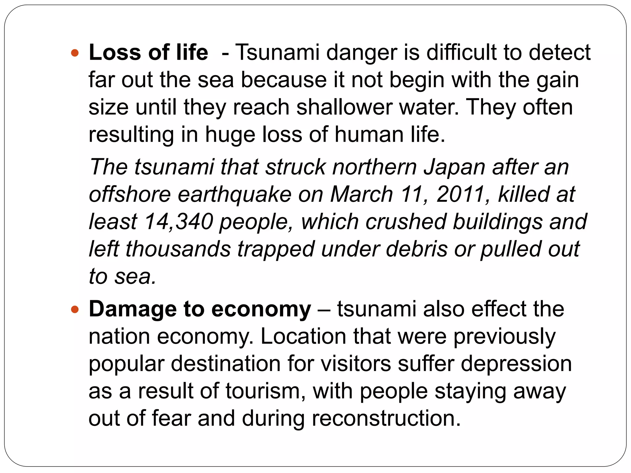 Tsunami | PPTX | Geology | Science