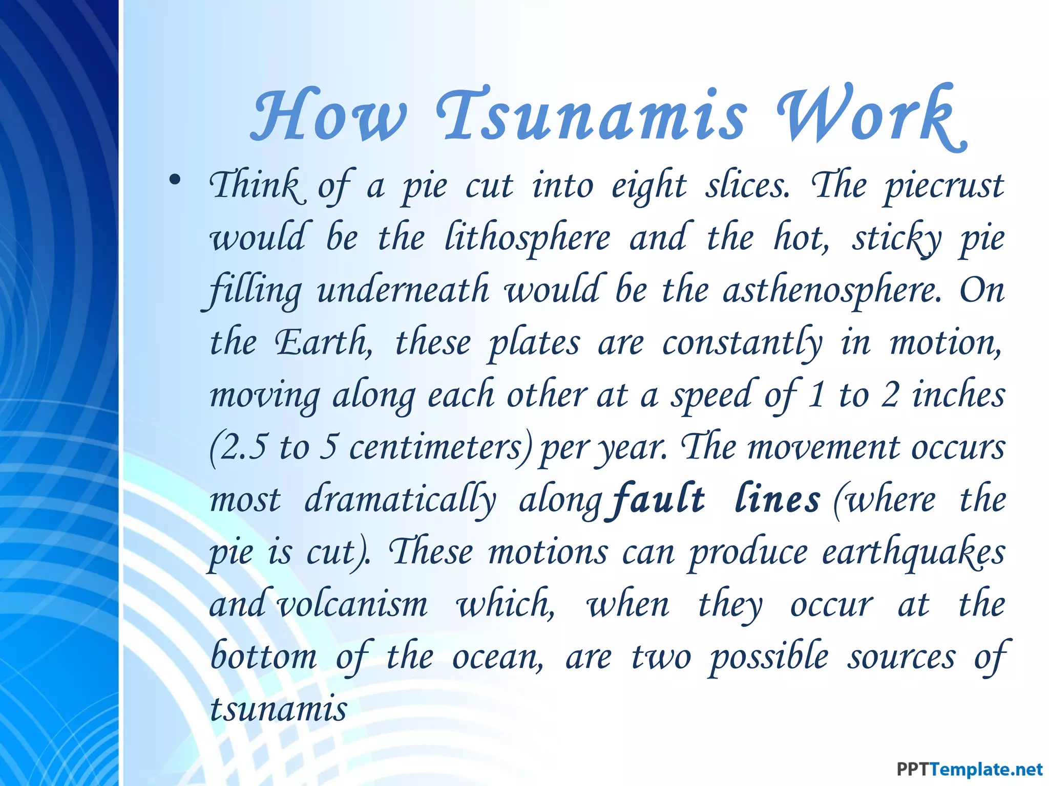 Tsunamis presentation | PPT