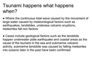 Tsunami warning system | PDF