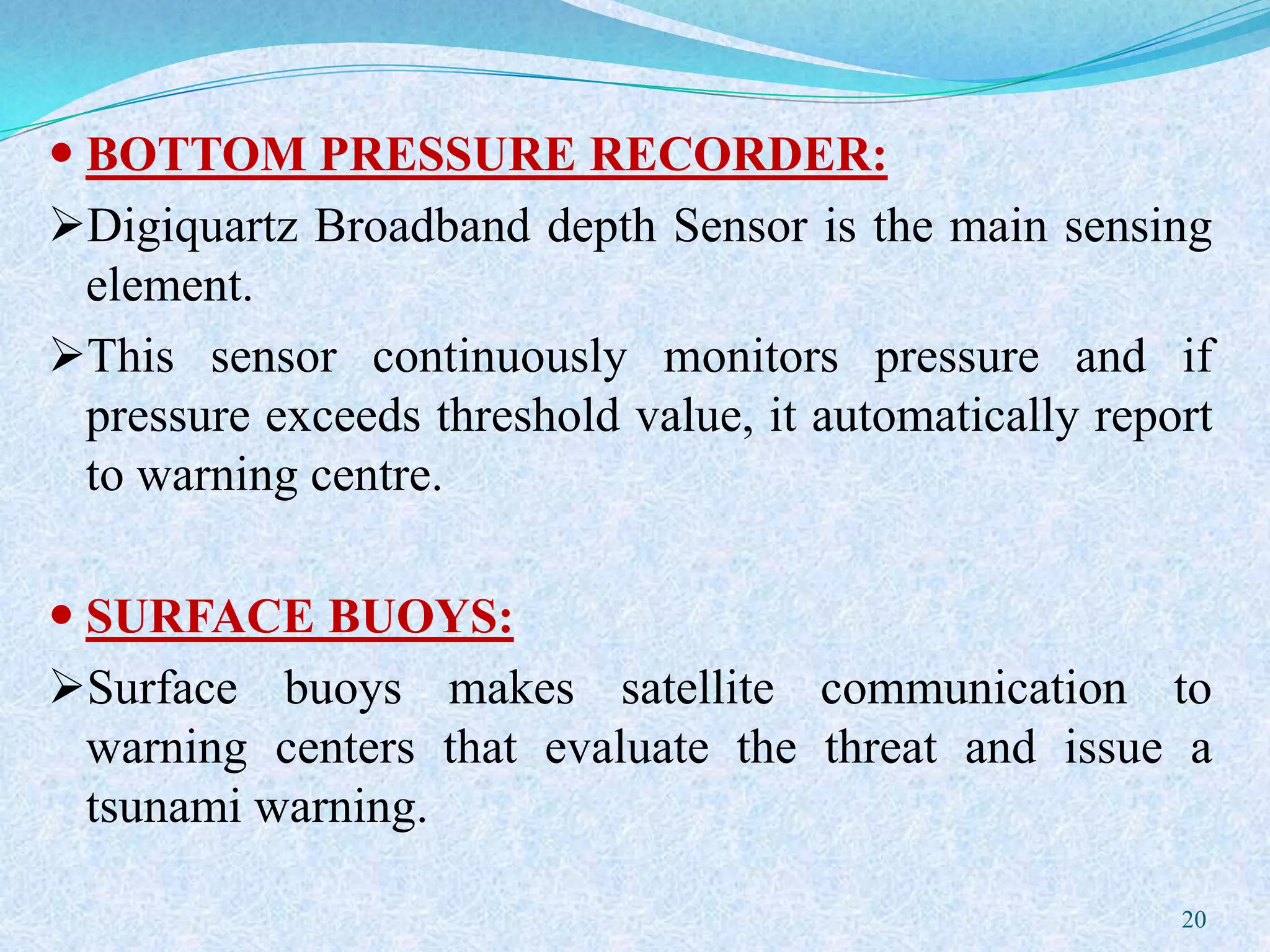 Tsunami warning system | PPTX